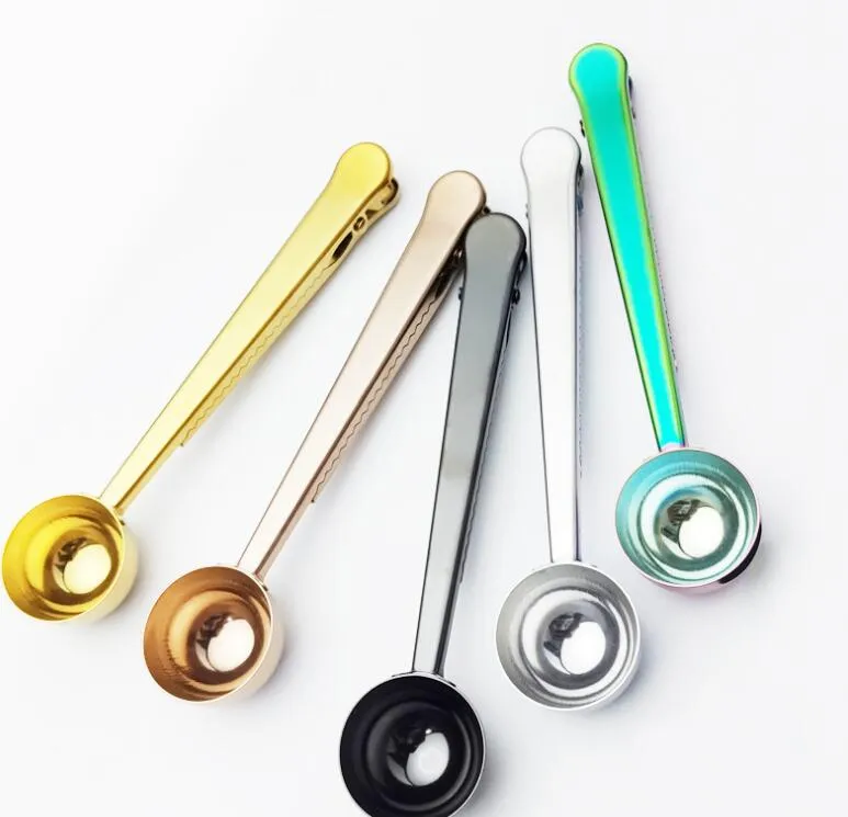 DHgate.com:2-in-1 304 Stainless Steel Coffee Scoop with Bag Clip ...