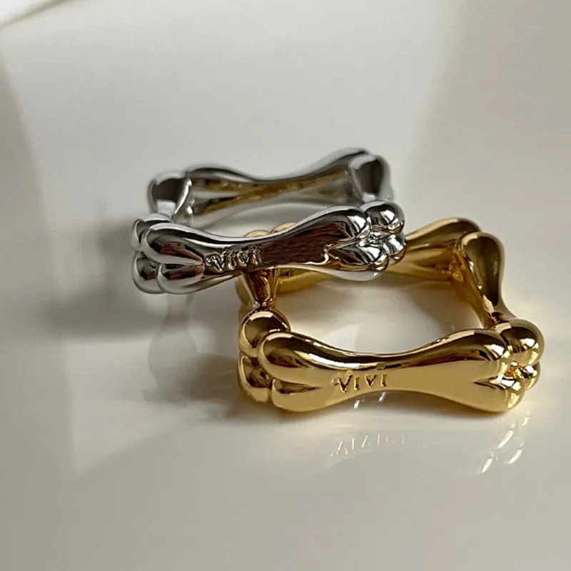 DHgate.com:Hip Hop Gold Silver Plated Adjustable Bone Rings Womens ...