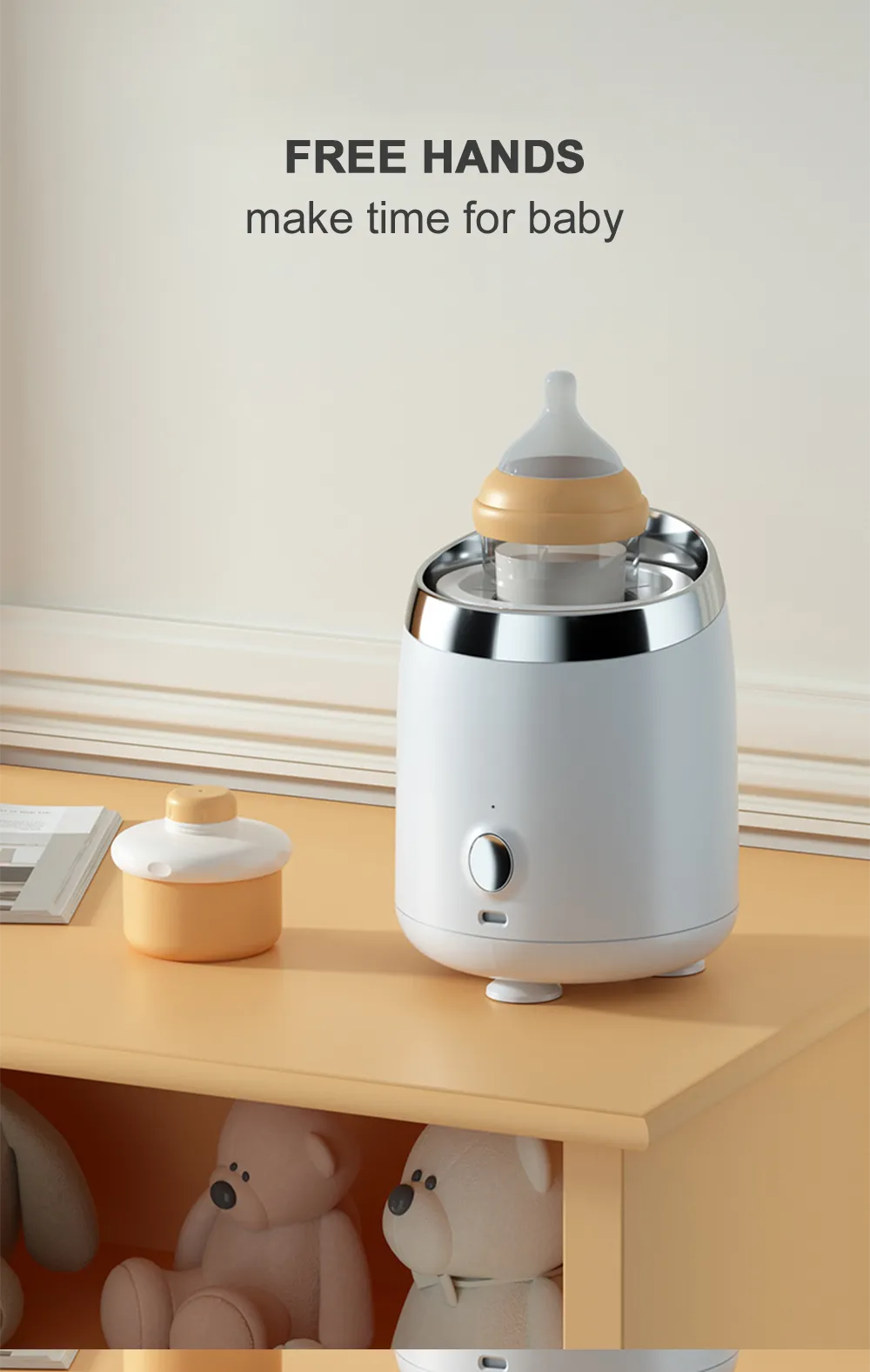 Milk Powder Blender USB Electric Shake Machine for Baby Feeding, Model ...