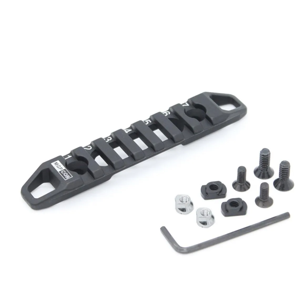 Metal 7slot Guide Rail Dual System KEYMOD MLOK Wood Guard 20MM Hollow ...