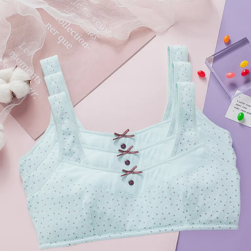 Girls Mastectomy Camisole Bras With Ring Bra No Steel, P Puberty ...