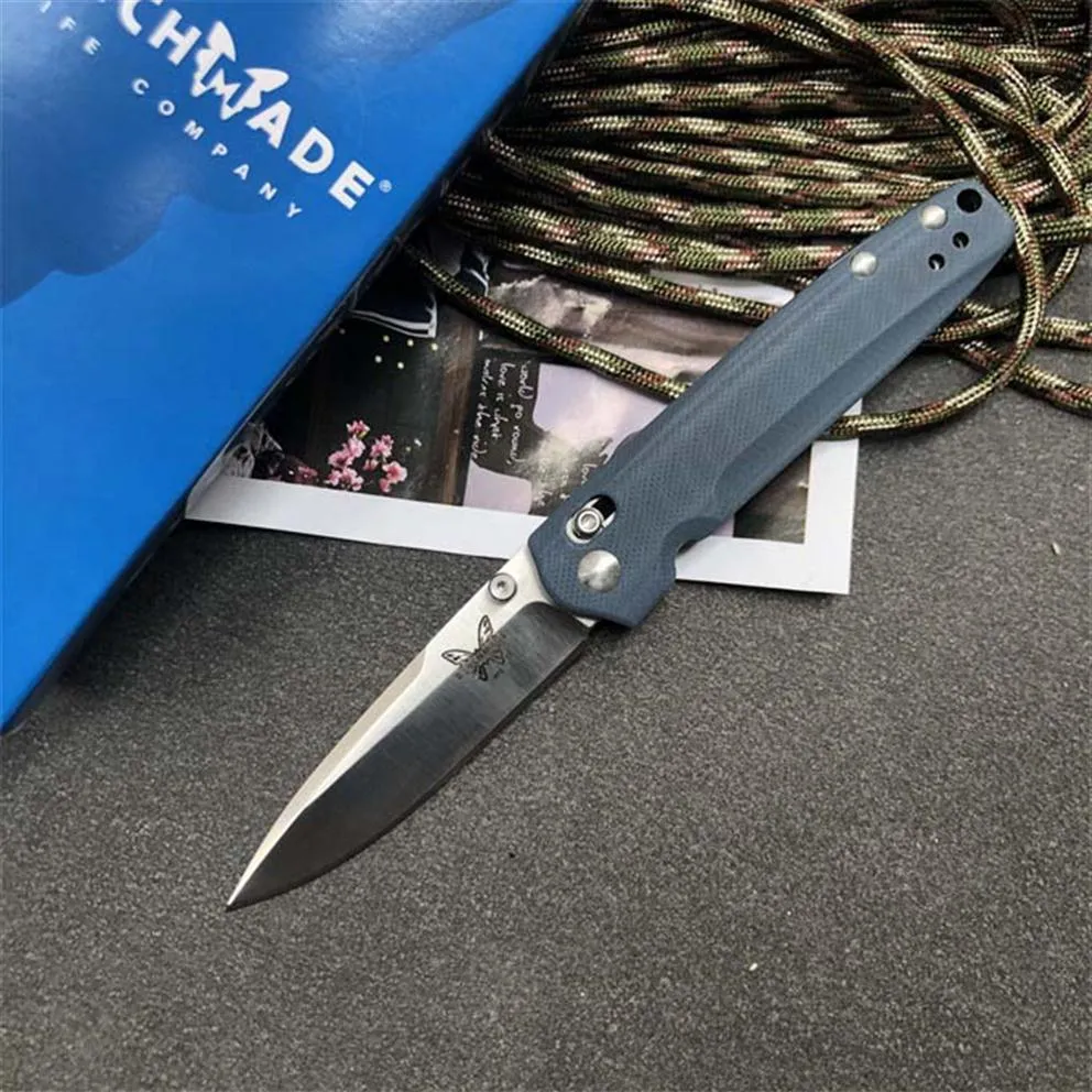BENCHMADE BM 485 M390 Blade Folding Tactical Knife Camping Hunting ...