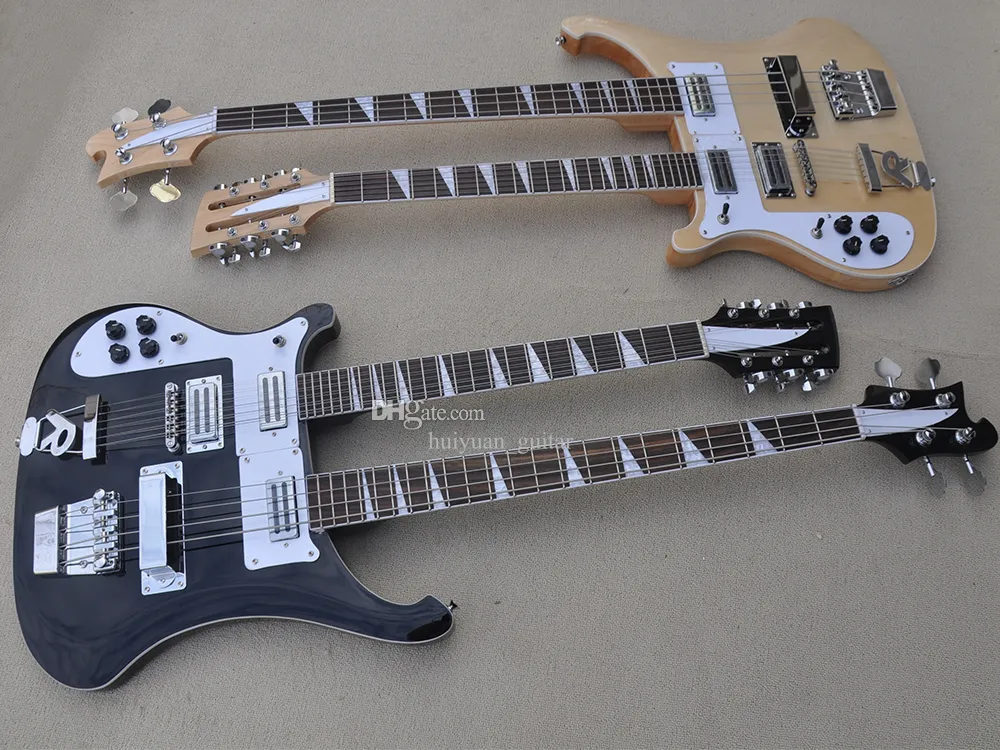 Electric Guitar Custom 12 String Left Handed Double Neck Guitar: 4 & 12 ...