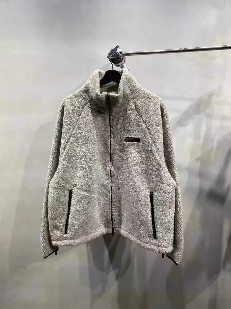 Men's Wool Winter Jacket: Double Zipper Cardigan, Warm Fleece Lined ...