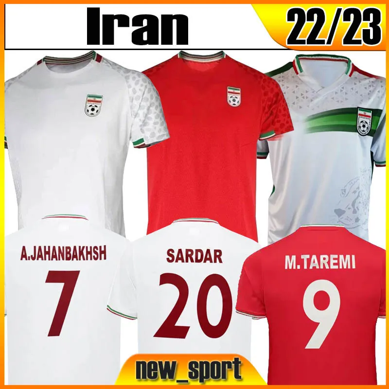 2022 Iran National Team Soccer Jerseys Azmoun Hosseini Fard Jahanbakhsh ...
