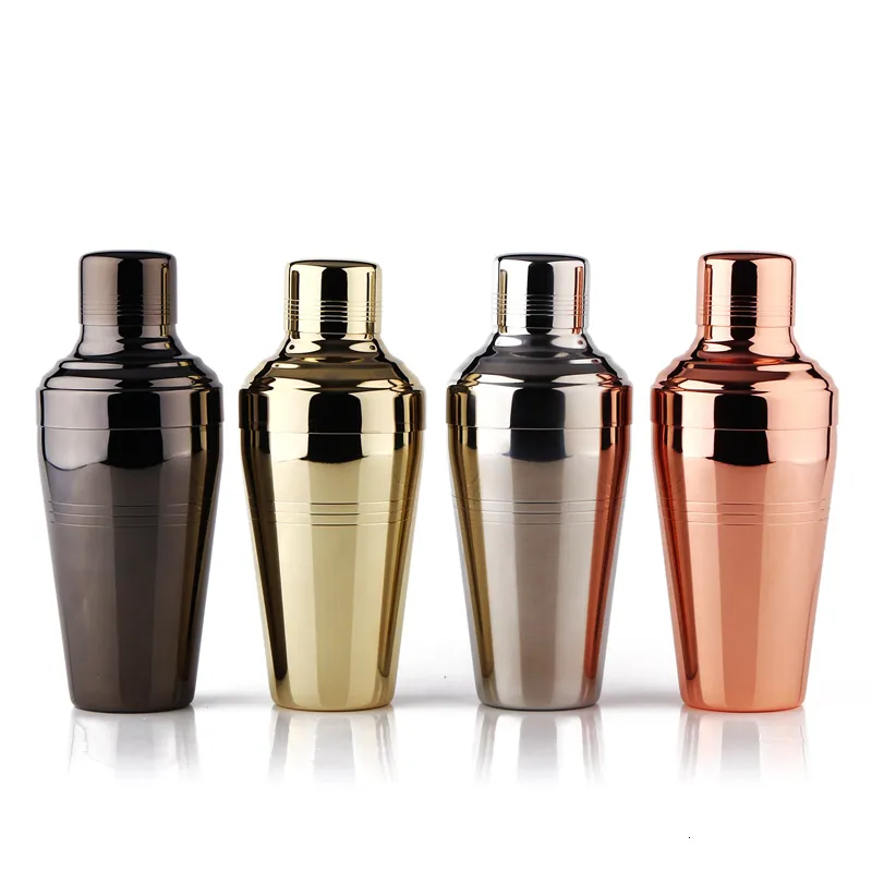 Premium Baron 510 Cobbler Cocktail Shaker In Copper Gold Black Mirror ...