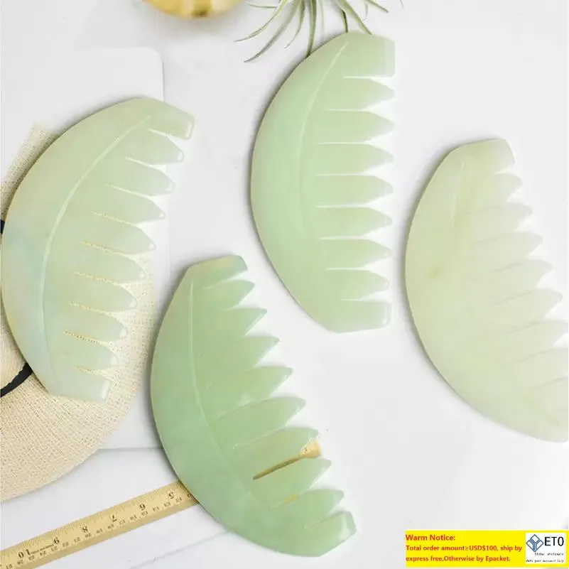 Jade Gua Sha Board Aphrodite Massage Comb For Meridian Meridian Body ...