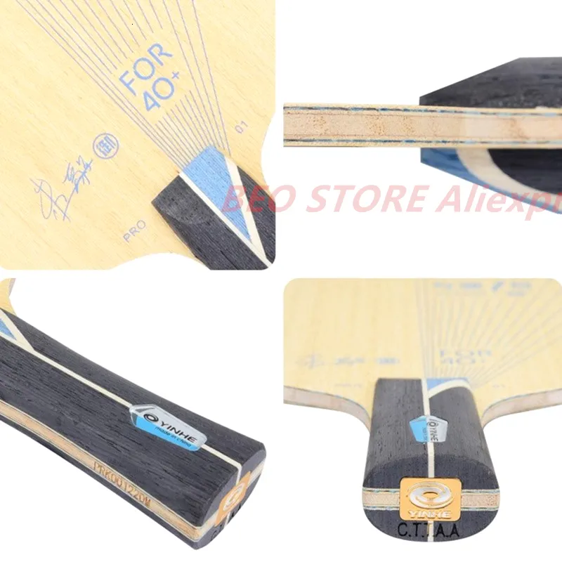 Yinhe Pro 01 Alc Zhu Yi Table Table Racket, 7 Plis Bois, Lame ...
