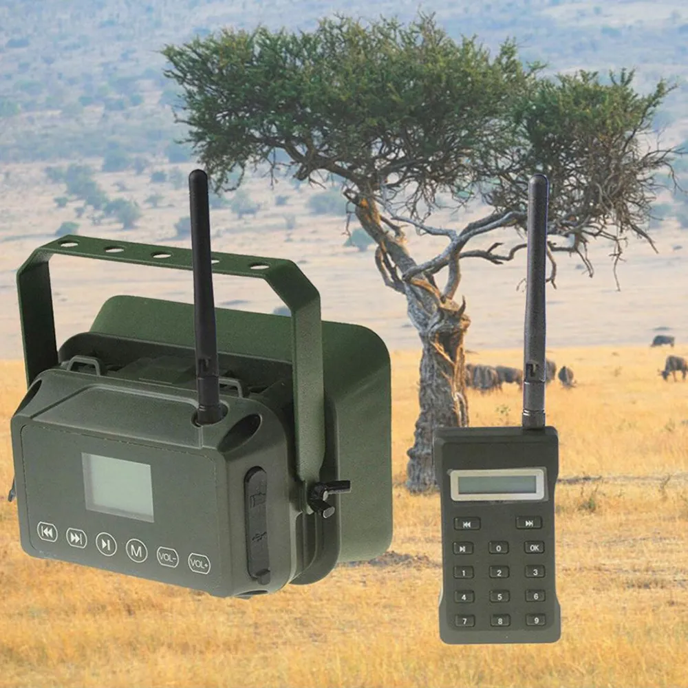 Electronic Bird Caller Speaker 60W Plastic MP3 Player for Bird Perches ...