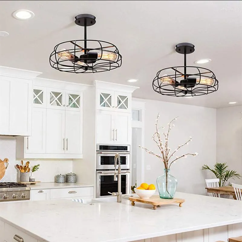 Nostalgic American Fan Edison Rustic Ceiling Lights For Balcony, Study ...