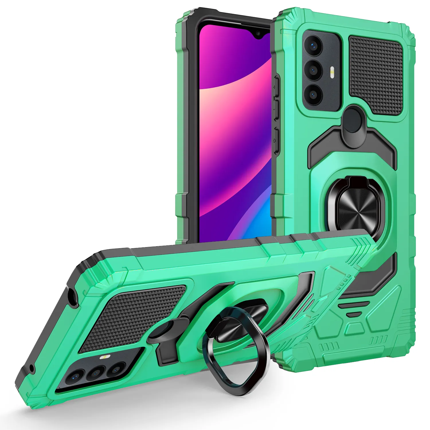 DHgate.com:Nokia G100/TCL 40XE Phone Case with Ring & Car Mount, 2-in-1 ...