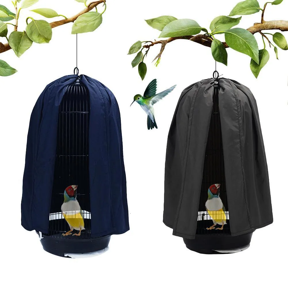 Windproof Bird Cage Cover: Shade & Shield for Parrots - Durable & Round ...