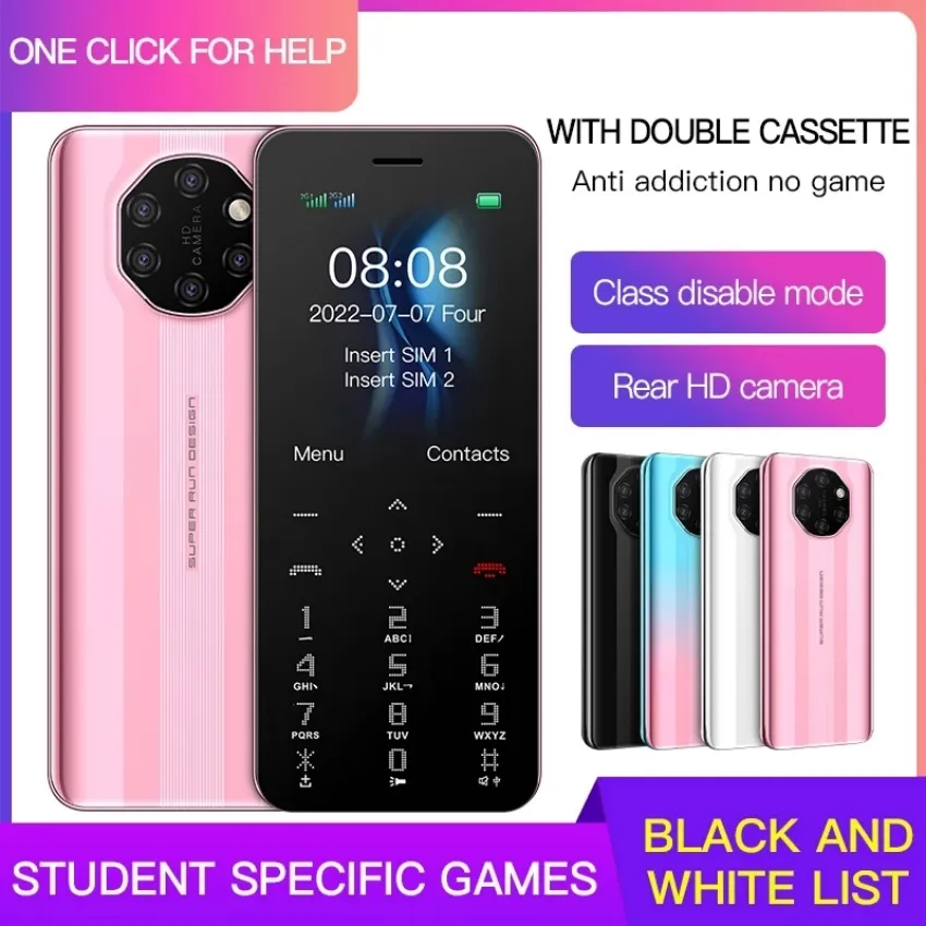 Unlocked Ultra-Thin Small Soyes Mini Cell Phone: Dual Sim Card ...