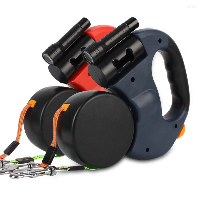 Dog Collars Auto Retractable Double-Ended Traction Rope, Pet Supplies ...