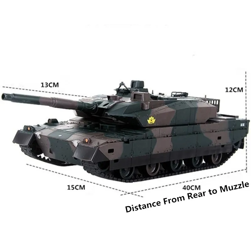 Realistic Electronic Bb Firing Rc Tank Fighting Battle Off Road Toy For ...