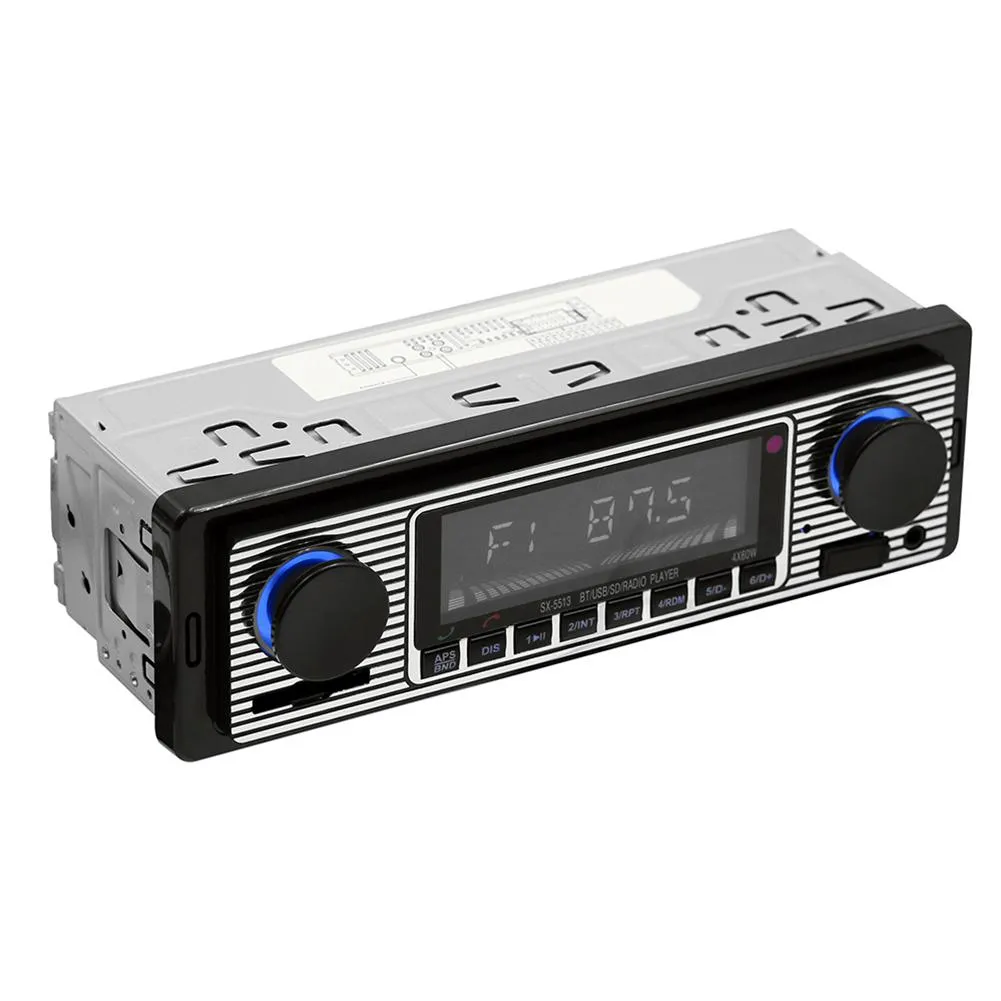 Bluetooth Vintage Car Radio MP3 Player Stereo USB AUX Classic Car ...