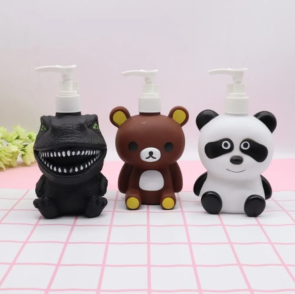 Cartoon Dinosaur Soap Lotion Dispenser Set Portable Animal Shaped ...