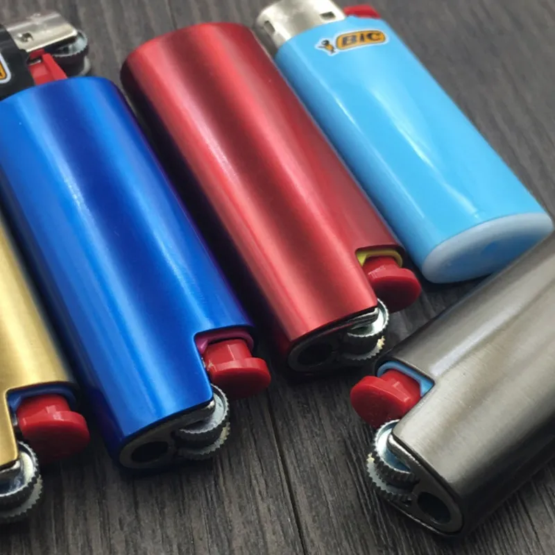 Lighter Case: Protective Metal Armor Cover For Mini Lighters, Ice ...