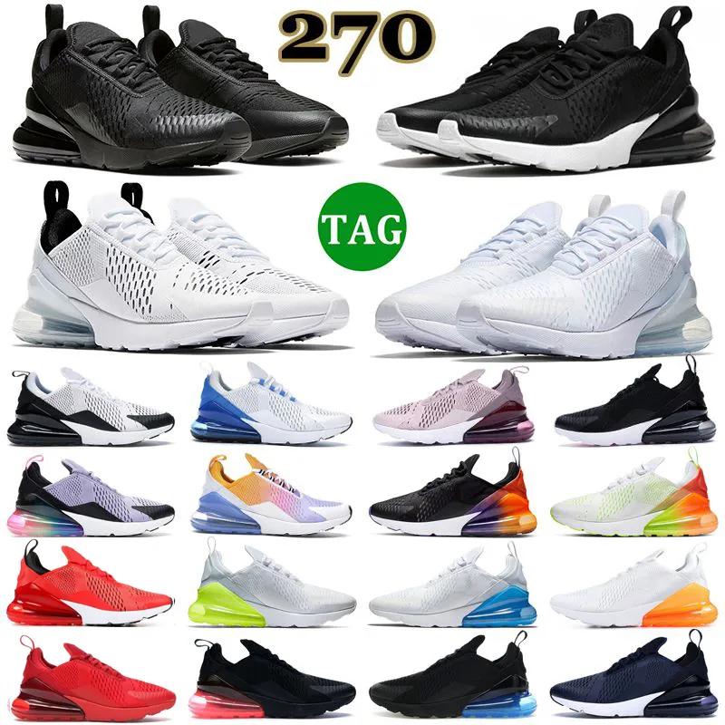 270 270s Running Shoes Men Women Outdoors Trainers Triple Red Black ...