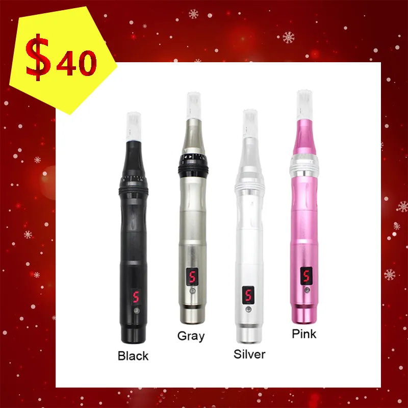 LCD Dermatology Wand Cartridge Derma Pen With Micro Needles Stamp And ...