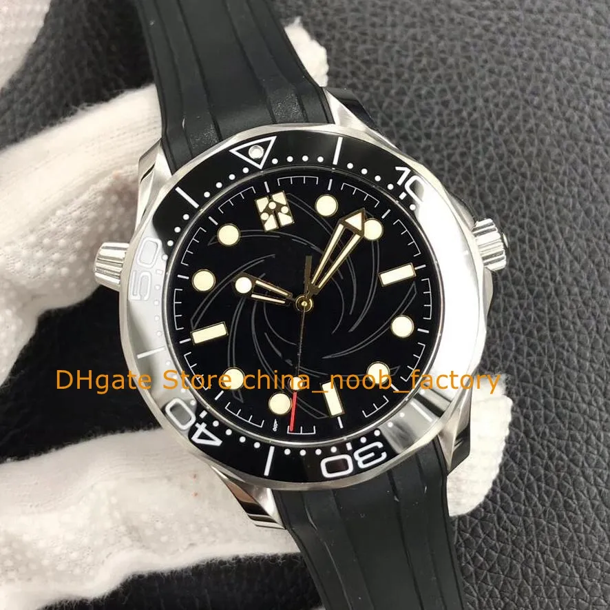 VS Factory Mens 42mm Automatic Watch Black Dial, Ceramic Bezel, 300M ...