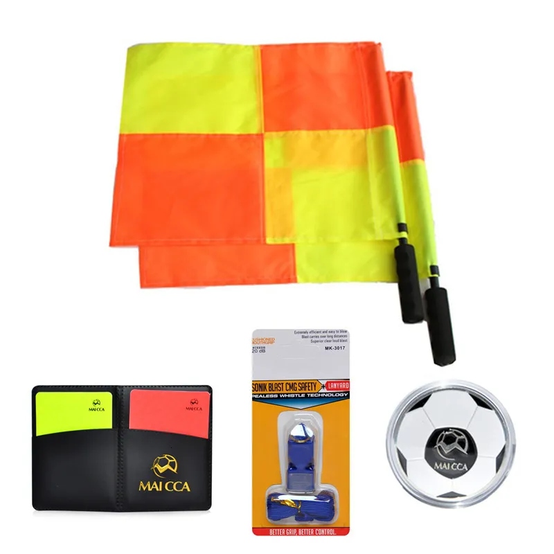 Professional Soccer Referee Flag Kit With Soccer Flags And Banners ...