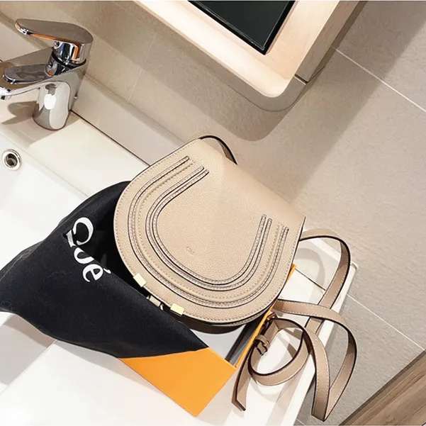 Margie Vintage Woody Leather Crossbody Bag Luxury Saddles Clutch With ...