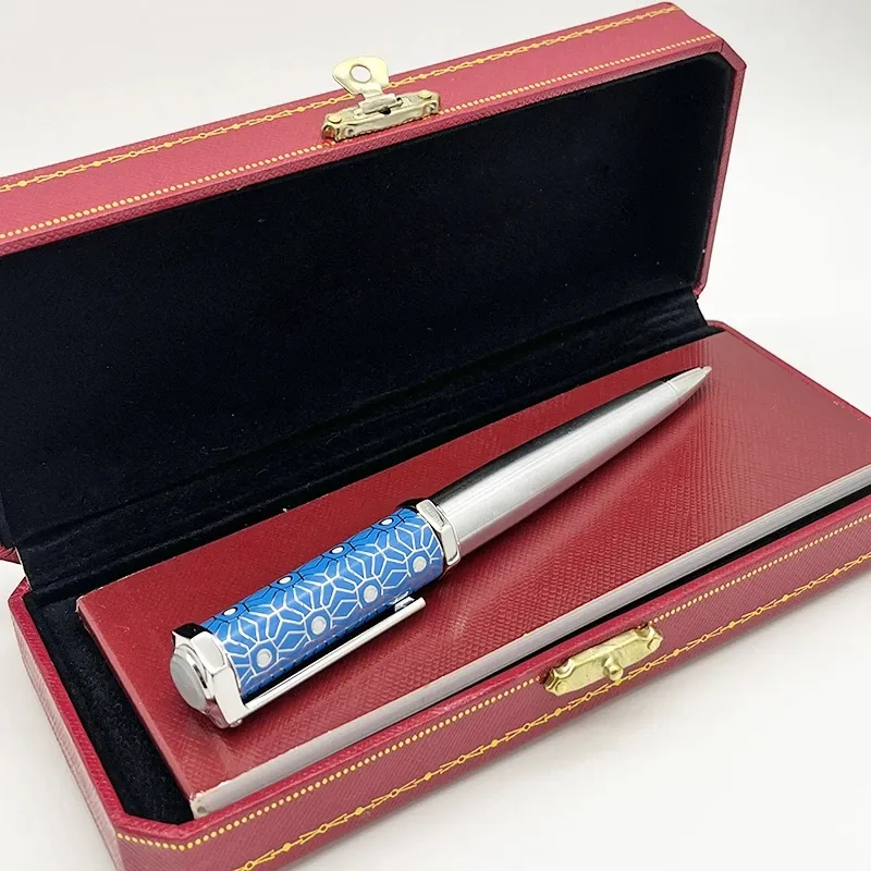 Luxury Classic Octagon Metal Ballpoint Pen 0.7mm Smooth Writing, Silver ...