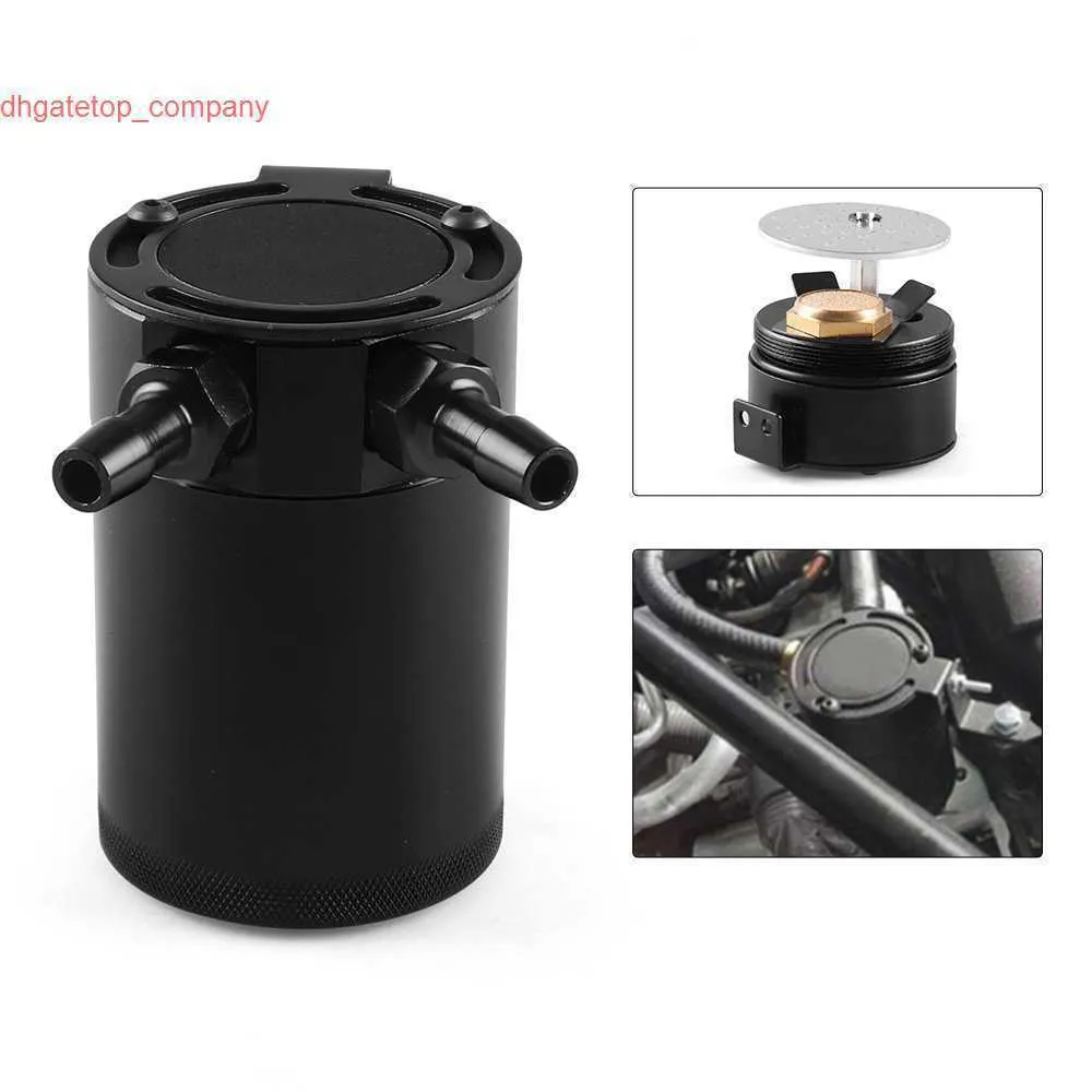 Aluminum Alloy 2 Hole Oil Canister For Universal Car Modification And ...