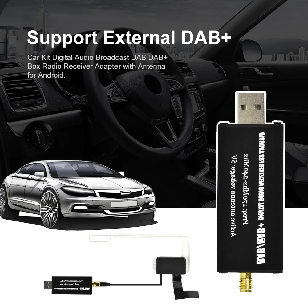 Car Android Multimedia Player With DAB+ Radio Receiver, USB Interface ...
