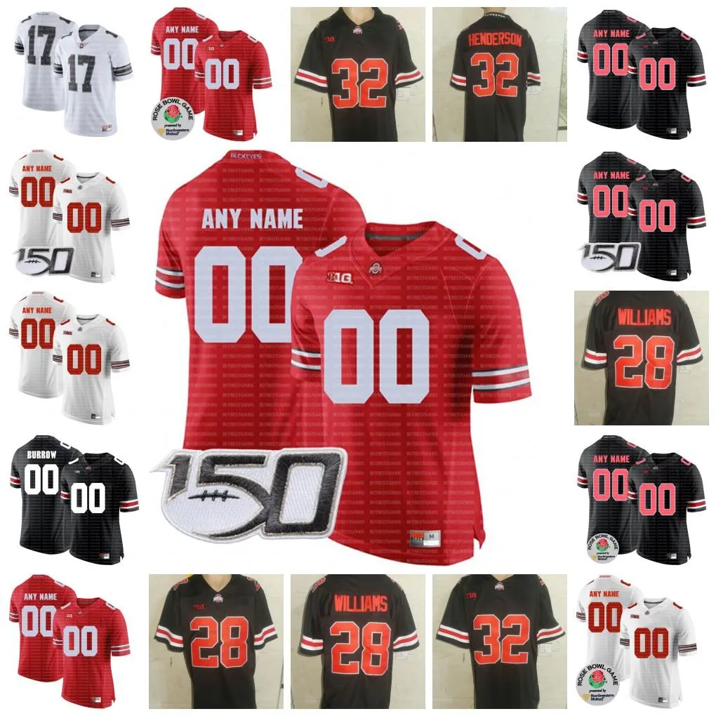 Custom Ohio State Buckeyes Football Jersey Your Favorite Players Name ...