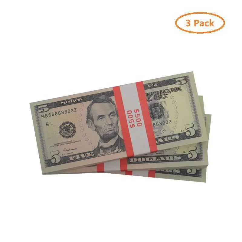 Realistic Fake Money Playset, Movie Prop, Novelty Paper Banknotes For ...