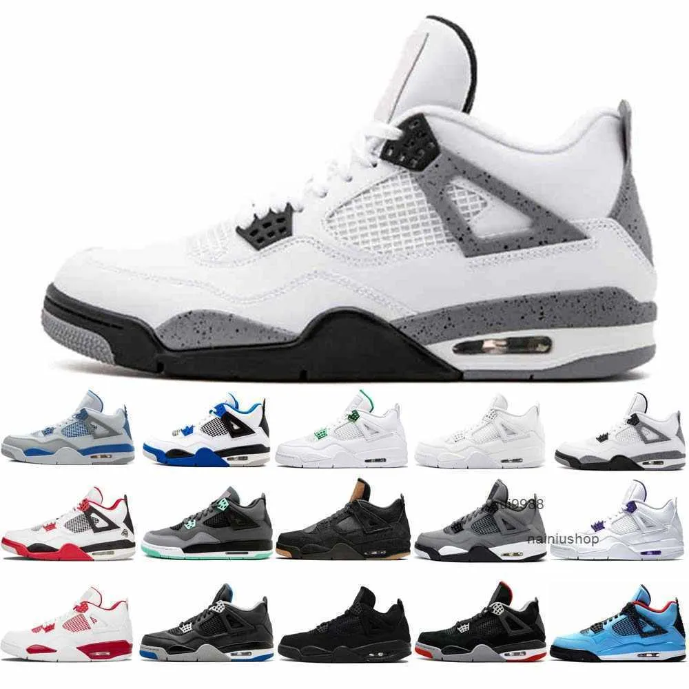 White Oreo Sail Guava Ice 4 Basketball Shoes Men 4s University Blue ...