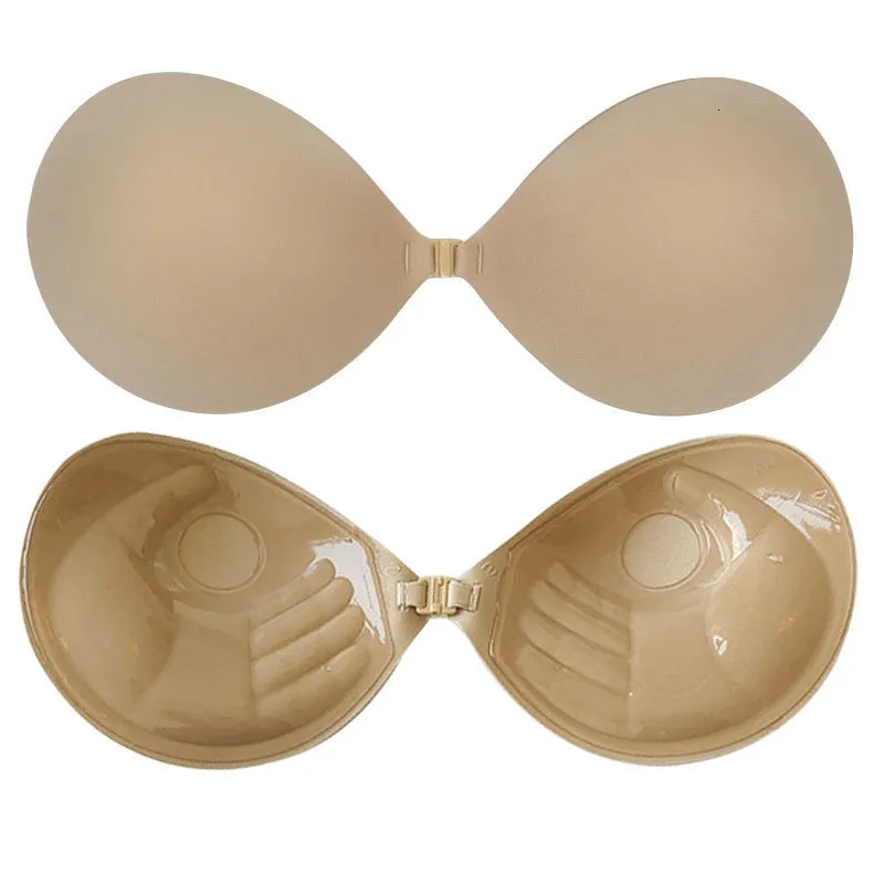 Invisible Adhesive Bra - Strapless Backless Push Up Bra, Self Adhesive ...
