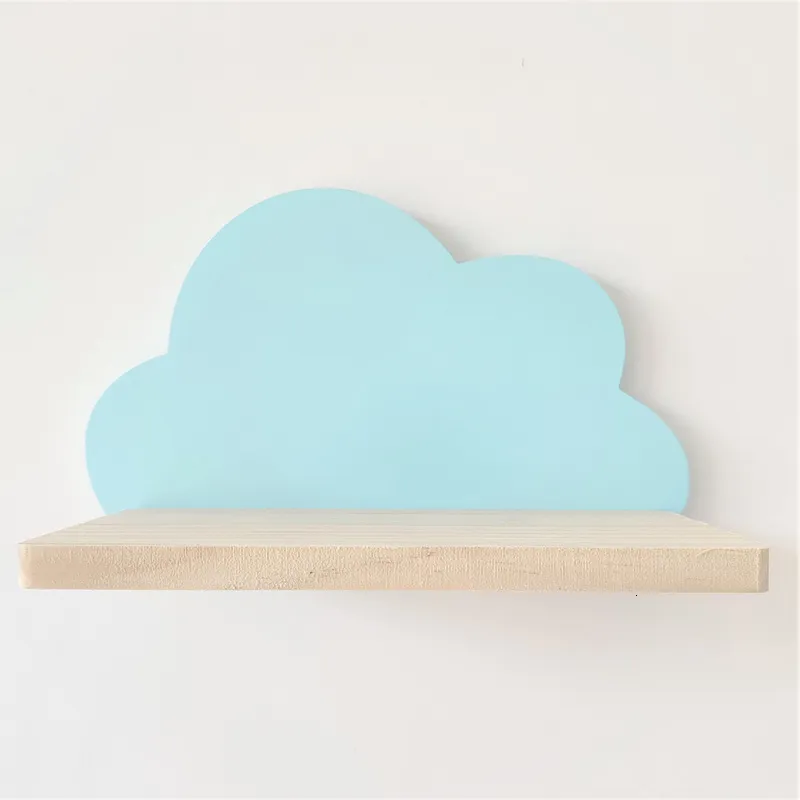 Floating Corner Shelf, Rabbits Decor: Nordic Style Wooden Wall Shelf ...