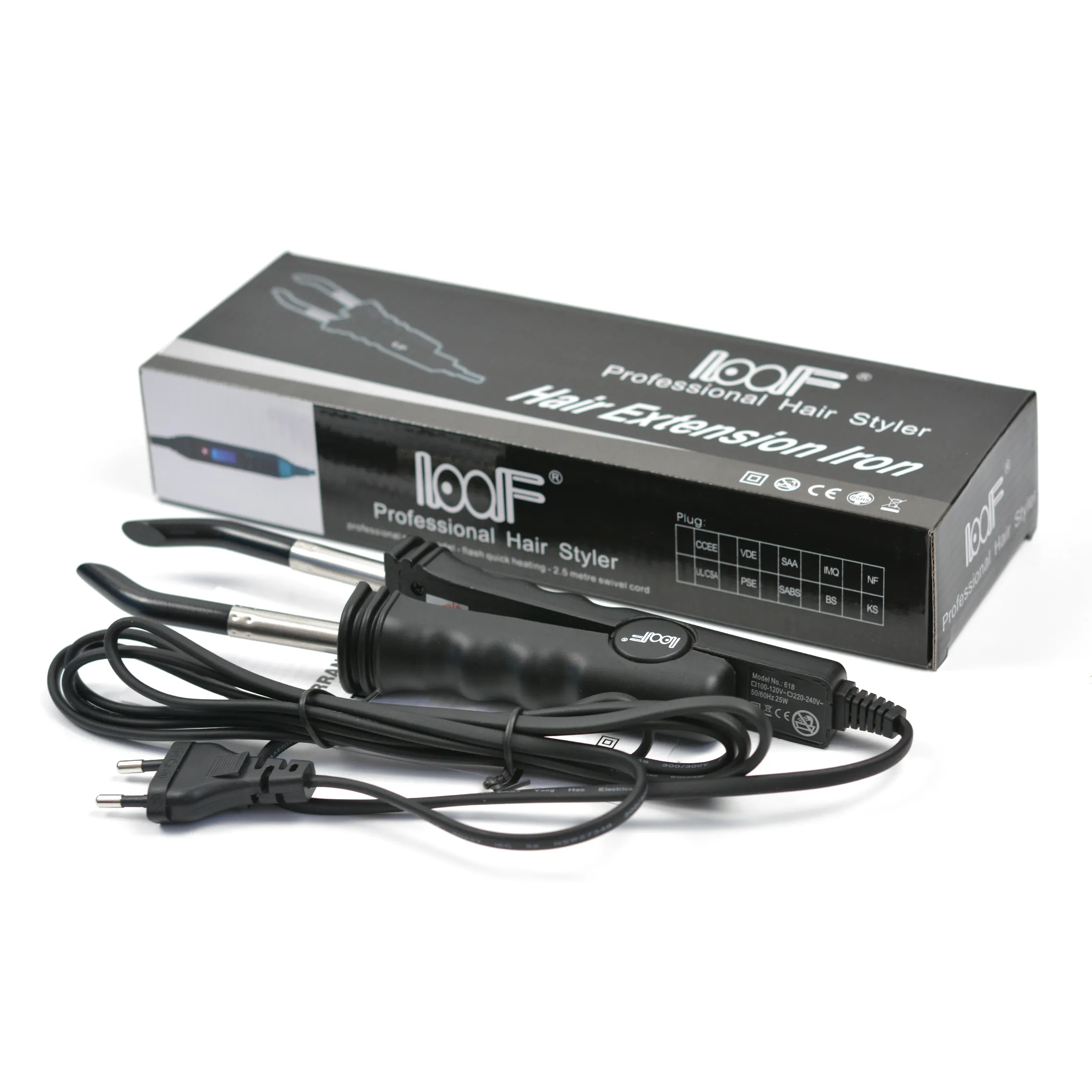 Black Hair Extension Connector: Temperature Control, Premium Quality ...