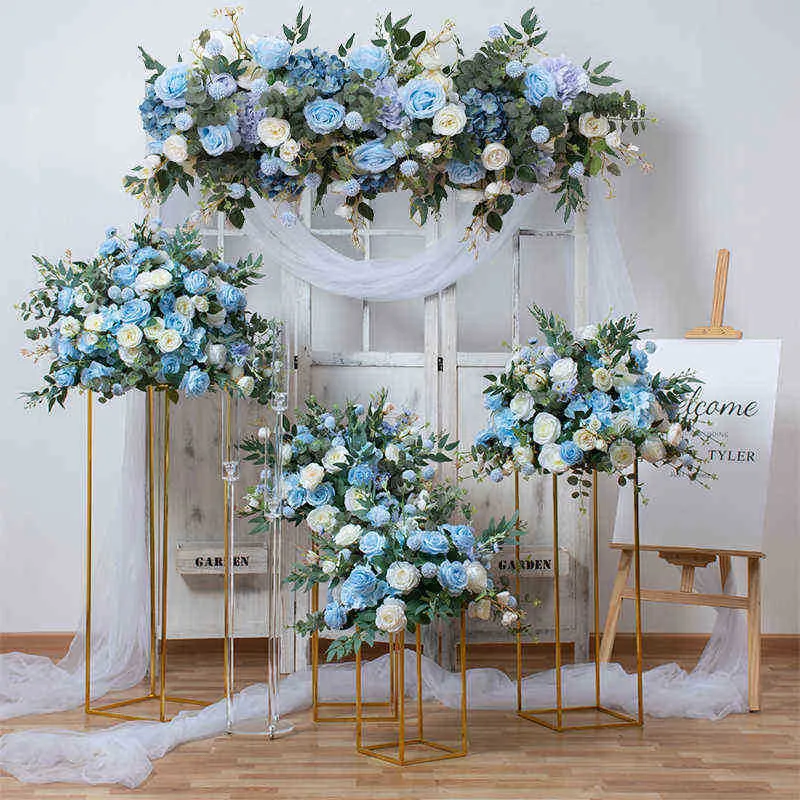 DHgate.com:Faux Floral Row Centerpieces for Events, Artificial Silk ...