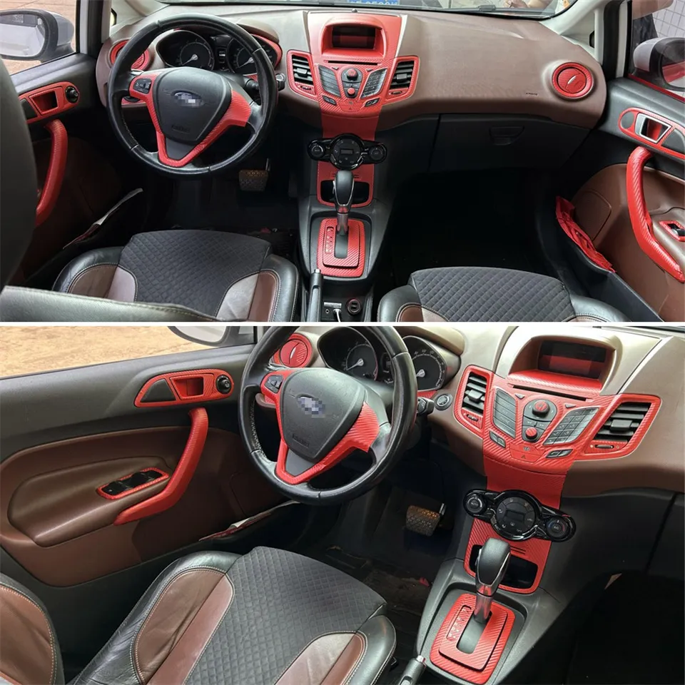 Carbon Fiber For Ford Fiesta 2009 2015 Car Film... From Guangfan2020 ...