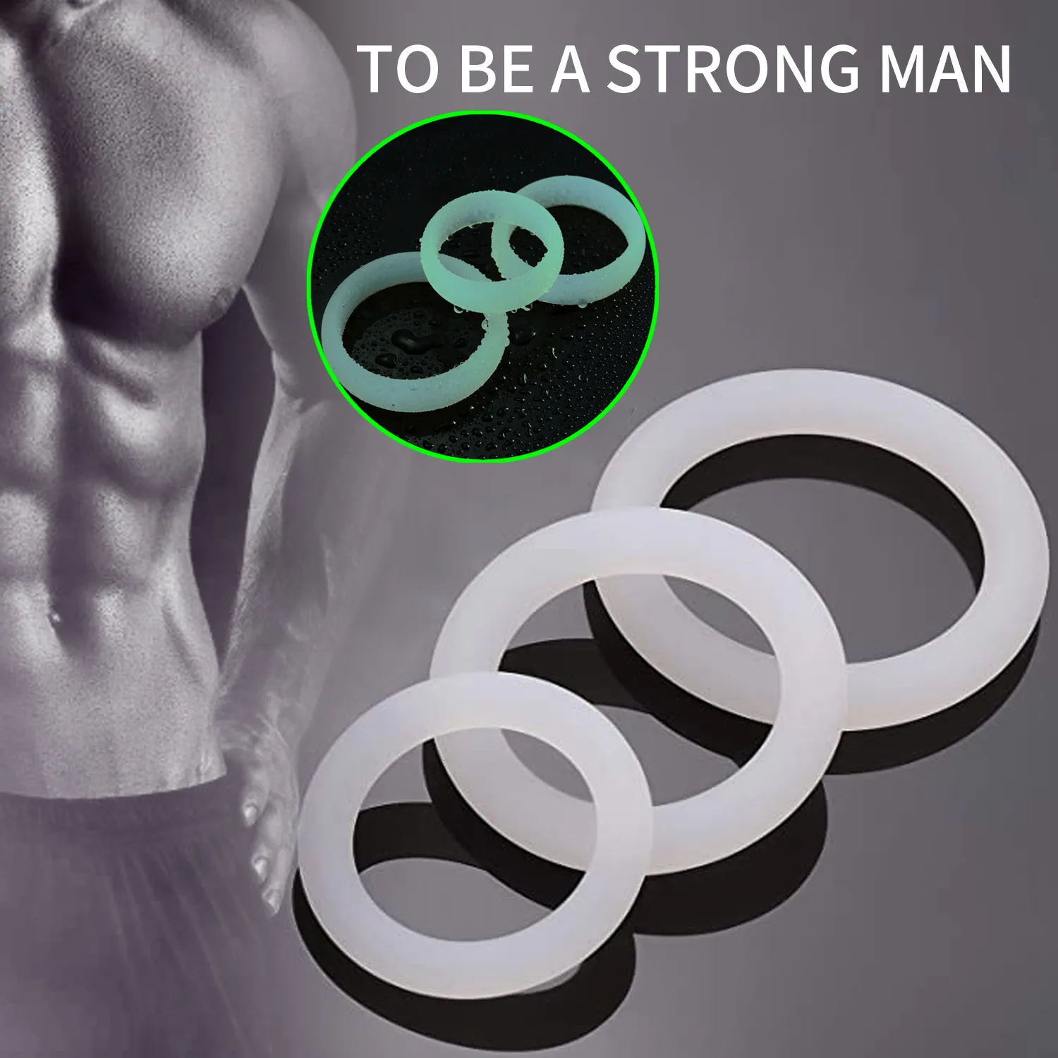 Premium Silicone Cock Rings Set For Men Improve Performance, Increase ...