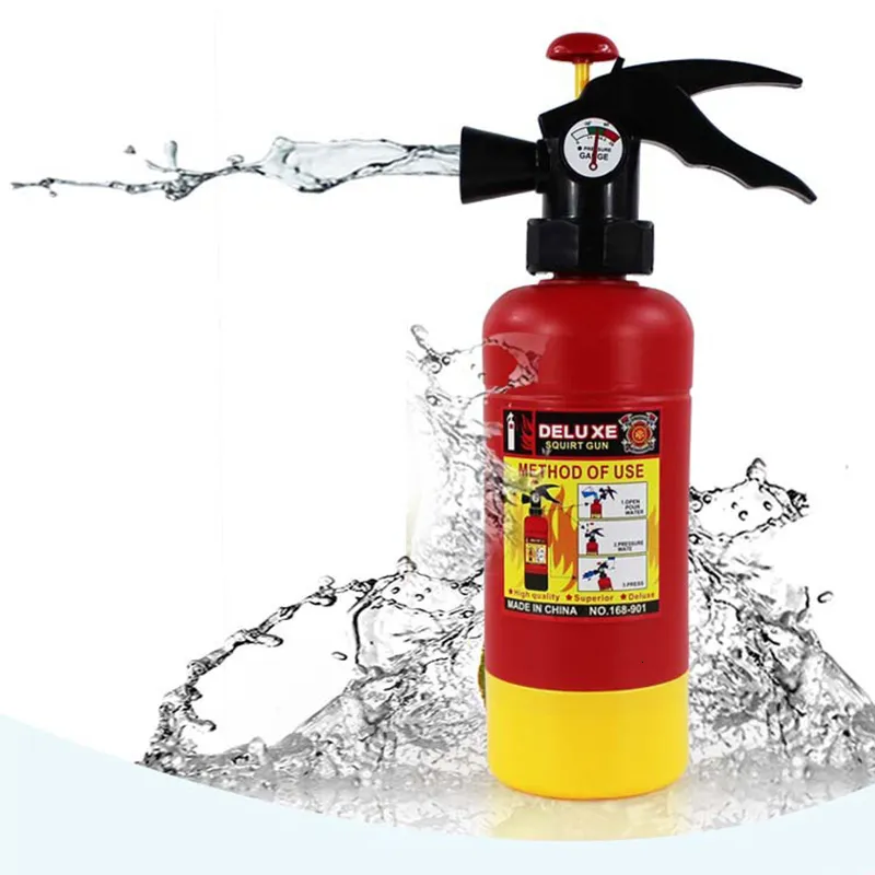Gun Toys Kids Firefighter Toy Fire Extinguisher Water Blasters Children ...