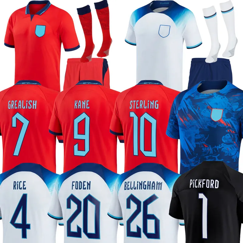 2022 Soccer Jerseys World Cup SANCHO RASHFORD 2023 ENGLANDS KANE ...