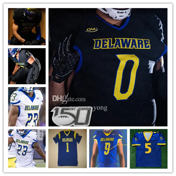 Ncaa College Delaware Blue Hens Football Jerseys Nolan Henderson Kyron ...
