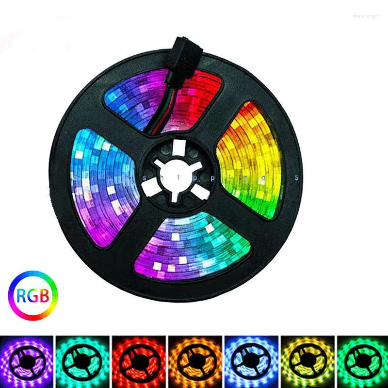 Flexible RGB Rgb Light Strip Bar With Remote Control And Diode USB ...