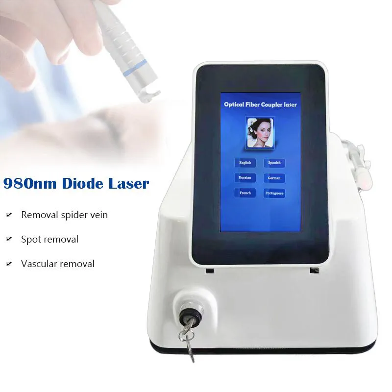 Effective Vascular Removal Diode Laser Machine 980nm Spider Vein ...
