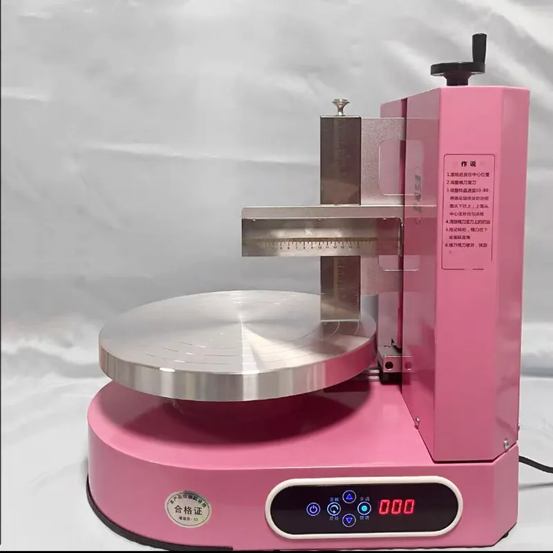Icing Spreader Cake Smoothing Machine: Stainless Steel Cream Spread ...
