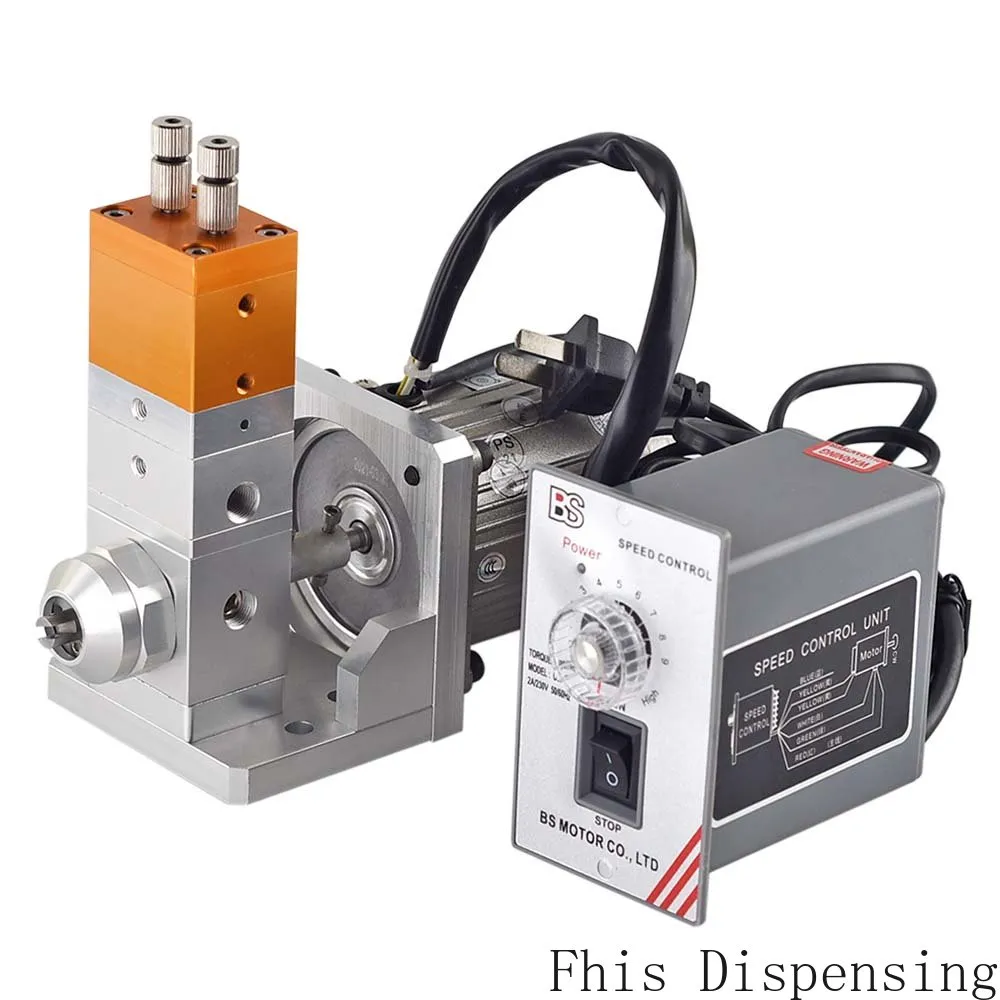 Electric Mixing Dispensing Valve With Motor AB Two Liquid Adjustable ...