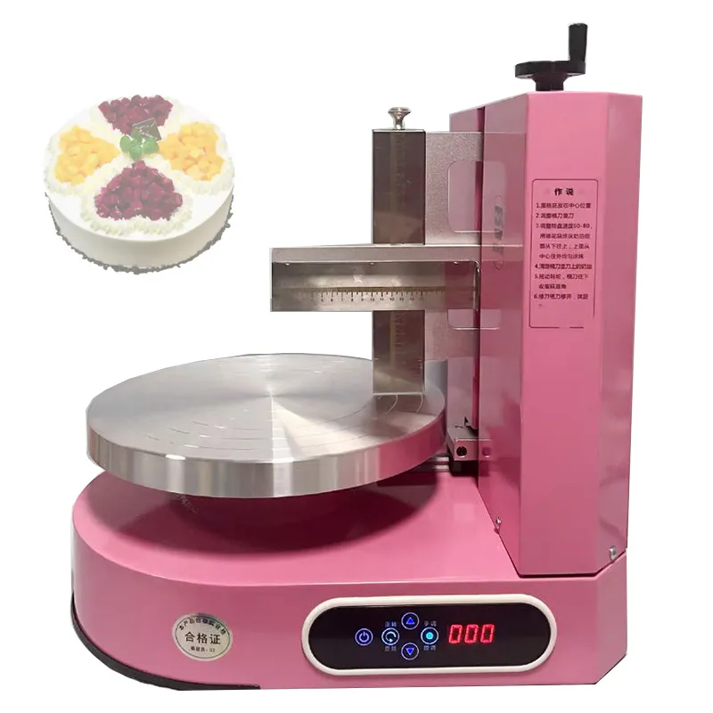 Semi Automatic Kitchen Tool Birthday Cake Smoothing Machine Cake ...