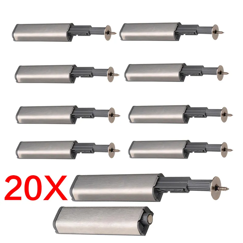 Myhomera 20Ps Stainless Steel Door Bullet Catch And Closers With Push ...