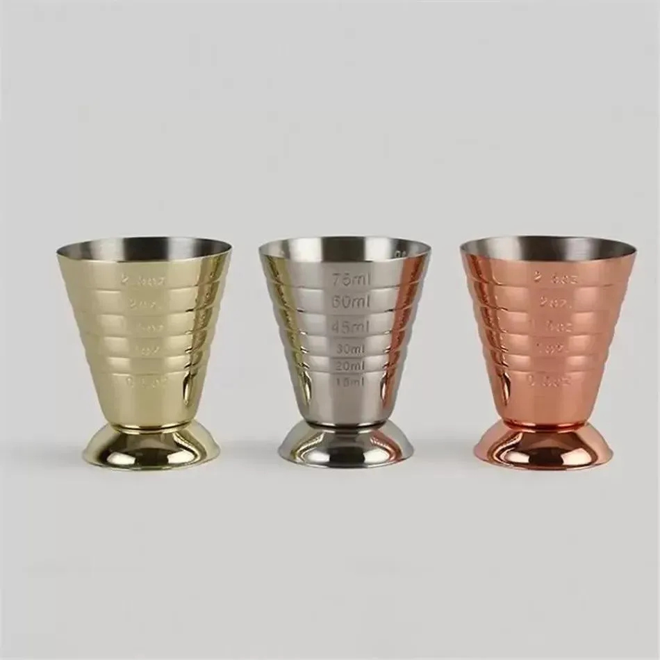 Cocktail Shaker Bar Set Stainless Steel Cocktail Measuring Jigger ...