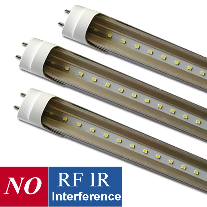 LED T8 Light Tubes 4FT Cool White 6500K Dual End Powered Ballast Bypass ...